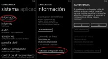 Cómo realizar un hard reset (volver a configuración de fábrica) con tu ...