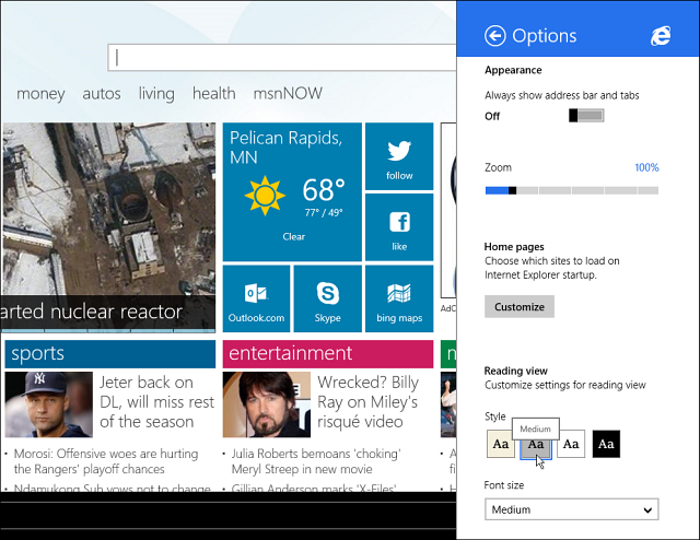 Lista de cambios con la actualización a Windows 8.1