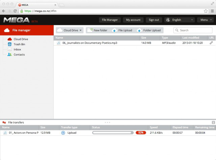 MEGA para Windows Phone saldrá dentro de poco